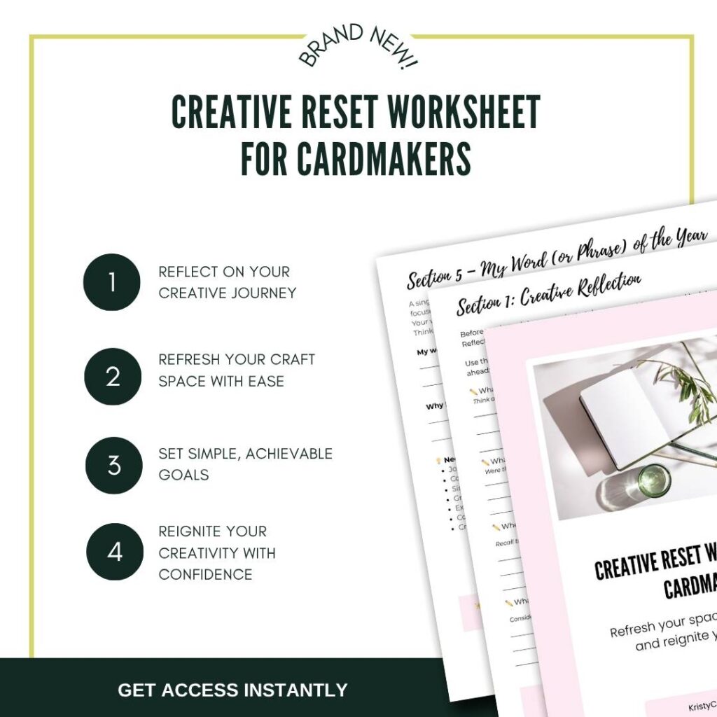 Creative Reset Worksheet for Cardmakers – Refresh, Reflect & Reignite ...